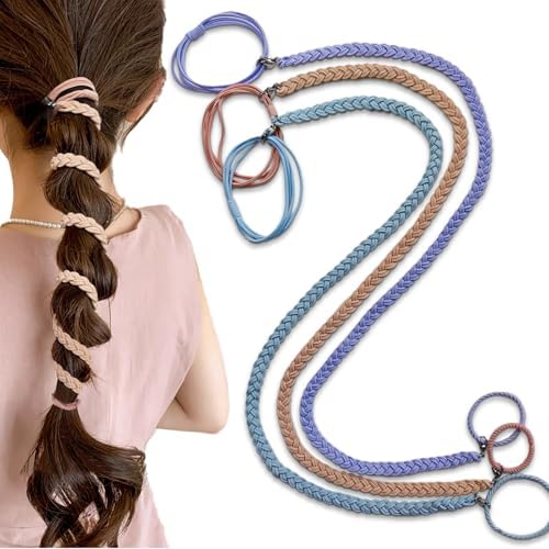 Amazon.com : Sport Hair Ties for Women - 4 Pack Elastic Pony Tails for ...
