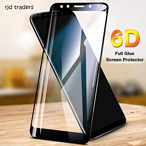 rjd traders Edge to Edge 6D Tempered Glass Screen Protector for REDMI 6 ...
