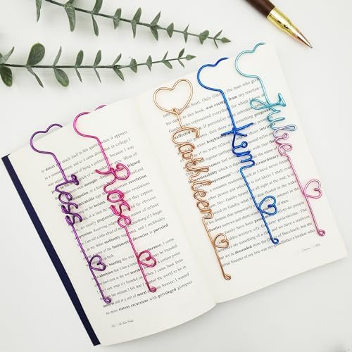 Amazon.com: Personalized Custom Bookmarks Copper Wire Bookmarks Custom ...