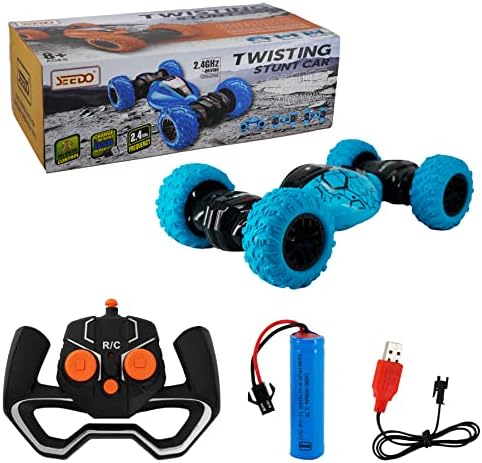 SEEDO Remote Control Rechargeable Twisting Stunt Car 1:16 Scale 360 ...