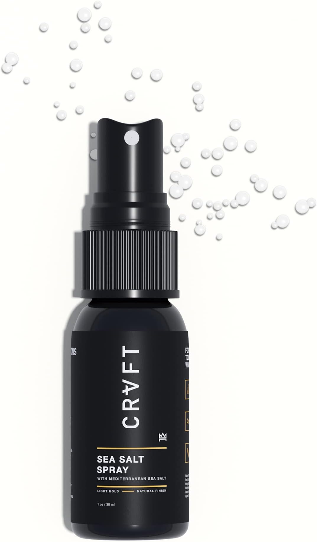 Amazon.com : CRVFT Sea Salt Spray 1oz | Light Hold/Natural Finish | Add ...