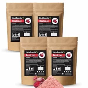 Herb Essential Beetroot Powder for Skin & Hair, 400 g | Hydrates ...
