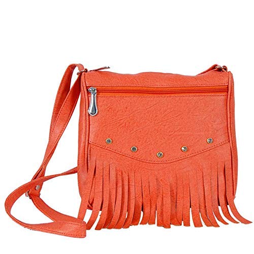 Buy Beautiful and stylish Orange colour sling bag at Amazon.in