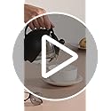 Café Olé Everyday Teapot, Black, 710ml / 25oz / Serves 3-4, Stainless ...