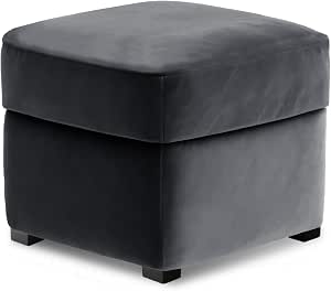 Amazon.com: Velvet Ottoman with Storage Cover Square and Rectangle ...