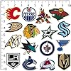 Amazon.com: NHL Western Conference Hockey 100ct Vinyl Large Deluxe ...