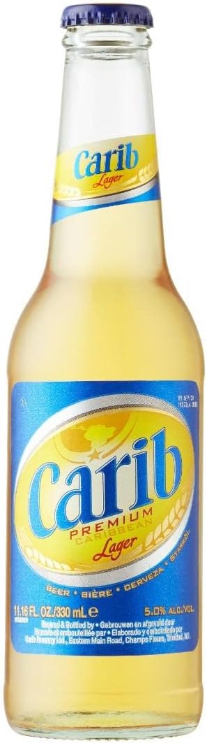 Carib Premium Caribbean Lager, 330ml : Amazon.co.uk: Grocery