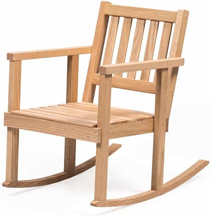 Amazon.com: Turtleplay Nantucket Kid’s Rocking Rocker Chair, Brown ...