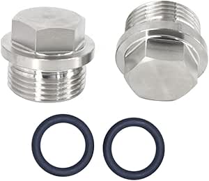 Amazon.com: Yoebor 2 Pcs M18x1.5 Metric Stainless Steel Outer Hex Head ...