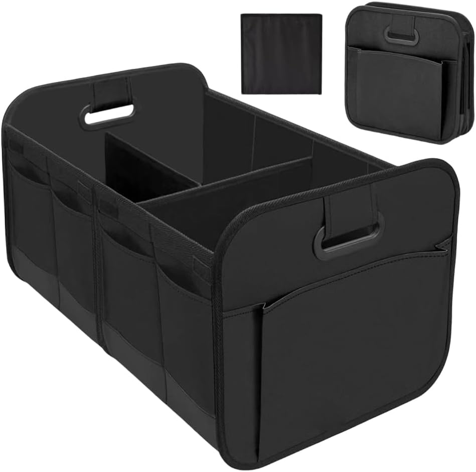 Jonuin Car Boot Organiser, Foldable Car Boot Bag with Reinforced Base ...