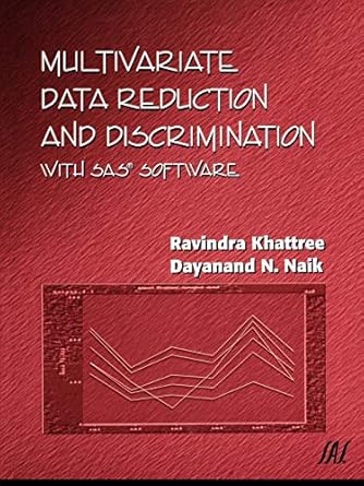 Amazon.com: Multivariate Data Reduction and Discrimination with SAS Software: 9780471323006 ...