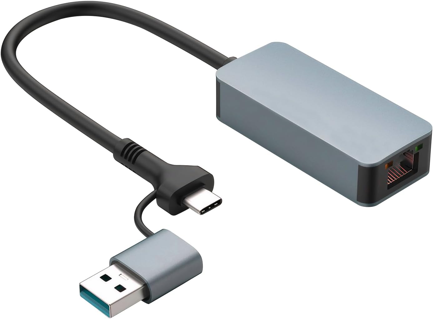 Amazon.com: uoeos USB C to Ethernet Adapter, 2.5Gbps USB C to RJ45 ...