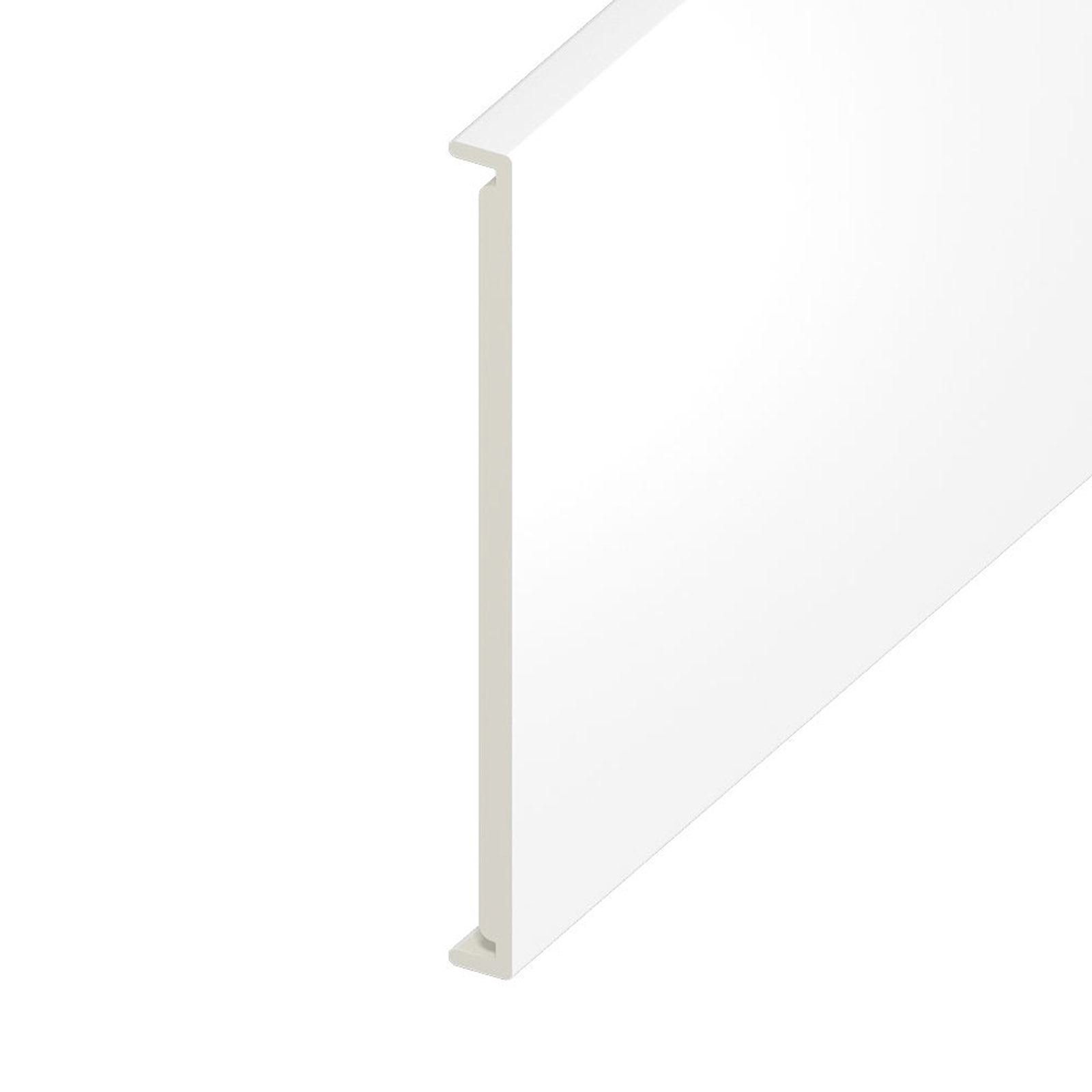 White 1.25m Box End Fascia PVC-u Double Board : Amazon.co.uk: DIY & Tools