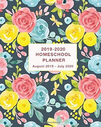 Amazon.com: Homeschool Planner 2019-2020: Weekly and Monthly Planner ...