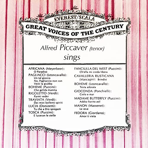Play Alfred Piccaver (Tenor) Sings by Alfred Piccaver on Amazon Music