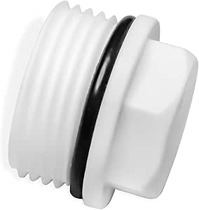 1 Inch PVC Pipe End Cap – SCH 40 MNPT 1 PVC Cap – PVC End Cap – 1 Inch ...
