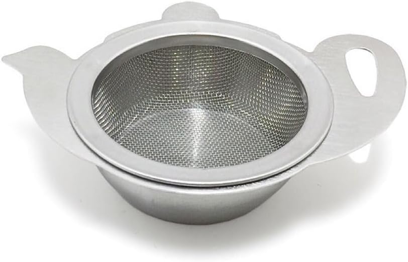 OAAO 2Pcs Tea Strainer with Bowl, Stainless Steel Loose Tea Strainer ...