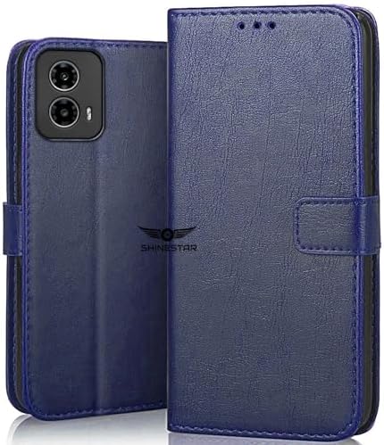 SHINESTAR Motorola Moto G34 5G / G45 5G Flip Back Cover | PU Leather ...