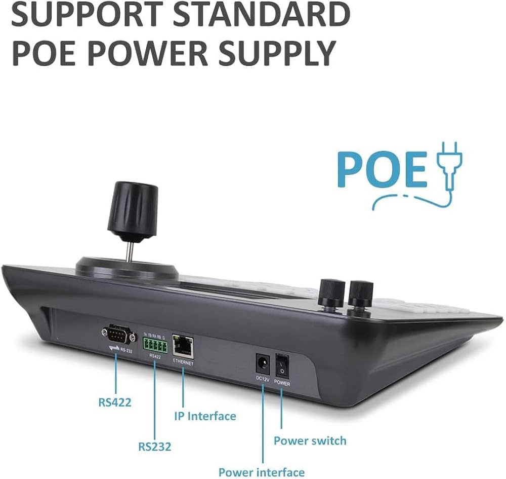 CCTV Camera PTZ Keyboard Controller LCD Screen Surveillance