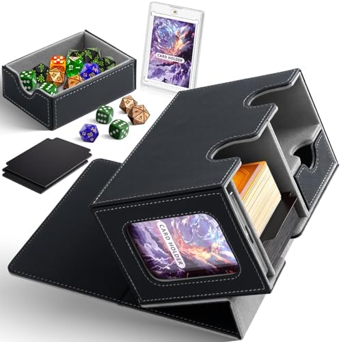 Amazon.com: Homthy MTG Trading Card Storage Box with Display Window ...