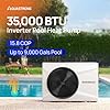 Amazon.com : Aquastrong Inverter Swimming Pool Heat Pump, 35,000 BTU ...
