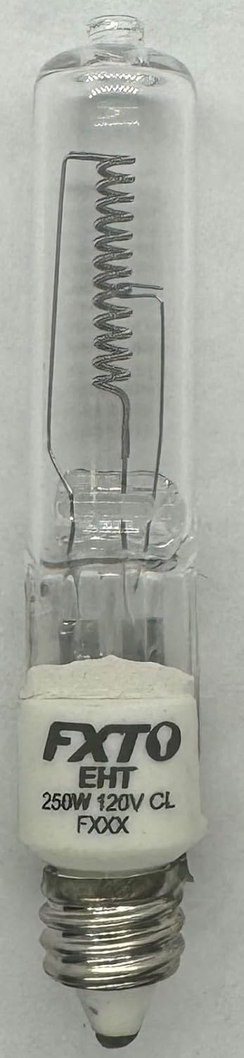 FXT-O 70060-250W/120V/CL (EHT) Halogen Light Bulb, Mini Can Screw Base ...