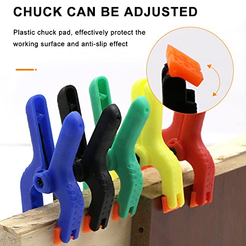 5 Pcs Plastic Nylon Spring Clamps 2 Inch Heavy Duty Spring Clips Five ...