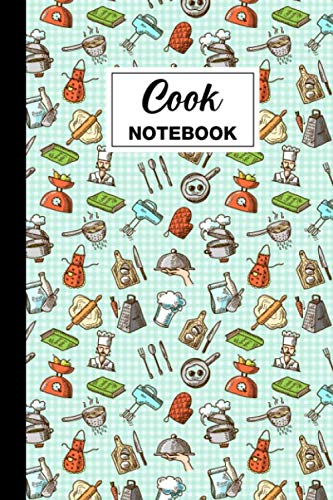 Cook Notebook: Cook Lined Notebook Journal | Cook Themed Gift For ...