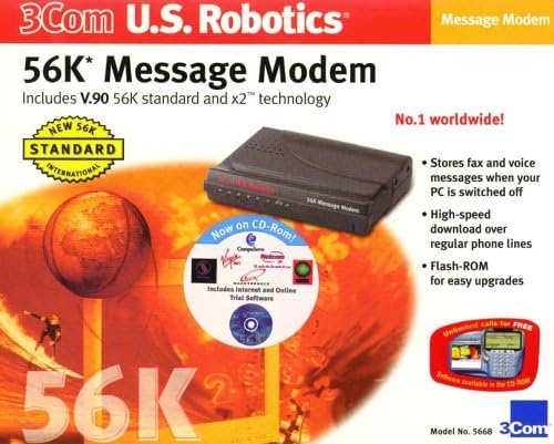 US Robotics 56K Message Modem 14.4K SR V90 : Amazon.co.uk: Computers ...