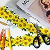66ft Sunflower Bulletin Board Borders Springtime Sunflower Summer Fall ...