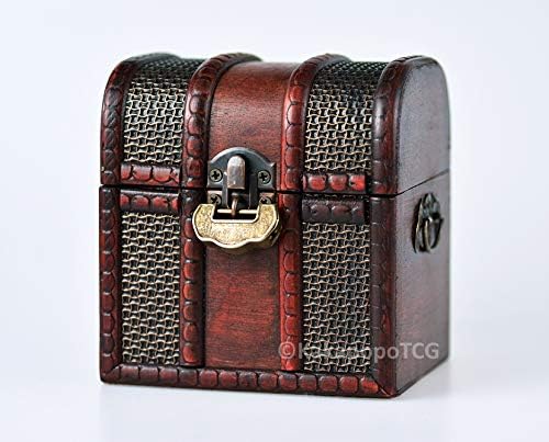Amazon.com: KakapopoTCG Elven Chest (Chainmail) Lockable Wood Deck and ...