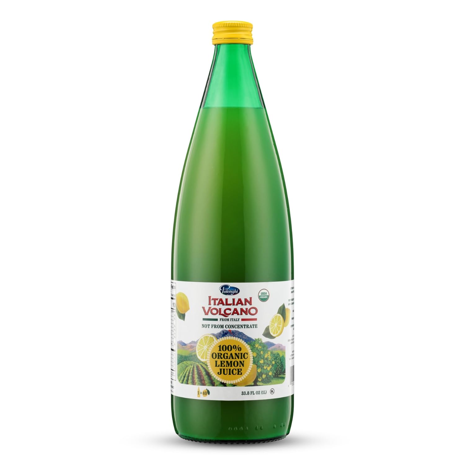 Amazon.com : Volcano Bursts Organic Italian Lemon Juice, 33.8 oz (1 ...
