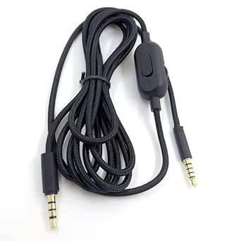 Amazon.com: AFYMY Headphone Cable/Volume Control Cord w/Mute Function ...