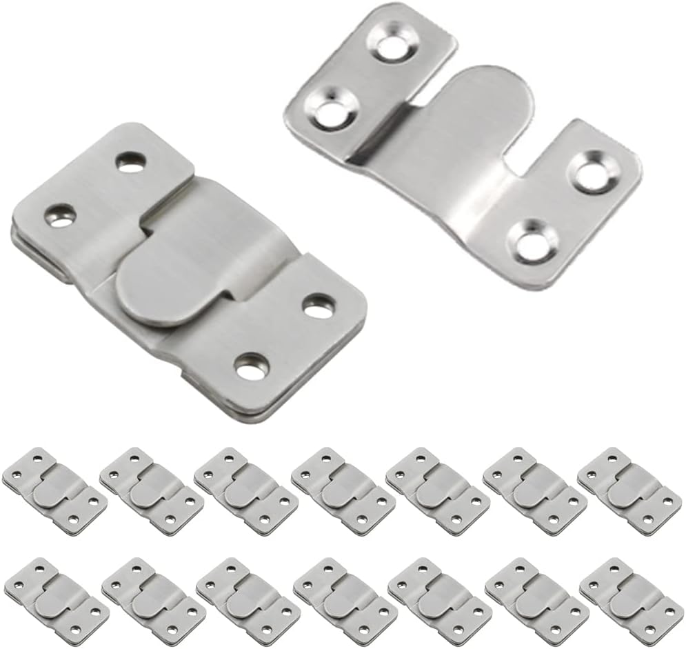 Amazon | TKY 額縁吊金具 額縁 壁掛け 15組セット 絵画 時計 取り付け 固定 額縁フック 壁掛けフック (Mサイズ) | 釘フック