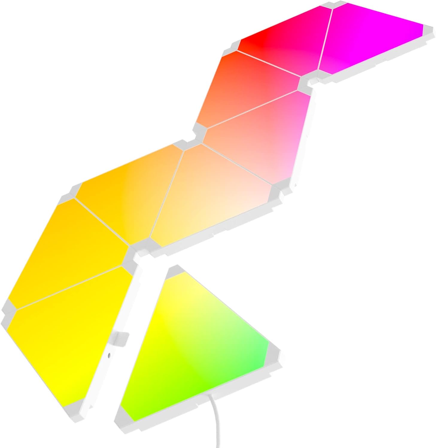 LPMYLMC Triangle Light Panels, RGB-IC Tri Lights, Glide Wall Light ...