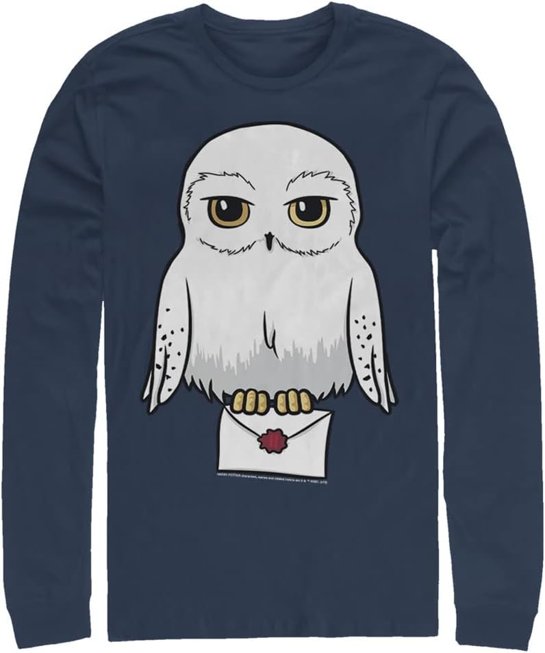 Amazon.com: Harry Potter Big & Tall Men's Deathly Hallows Anime Hedwig ...
