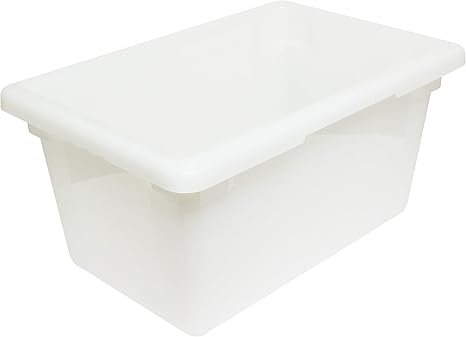 Amazon.com: TrueCraftware- 4.75 Gallon White Food Storage Box ...