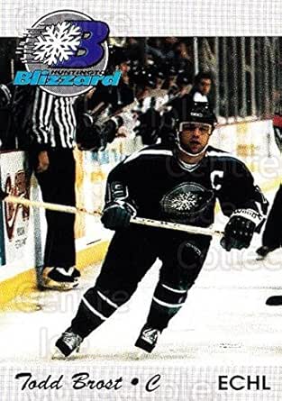 Amazon.com: (CI) Todd Brost Hockey Card 1994-95 Huntington Blizzard 5 ...