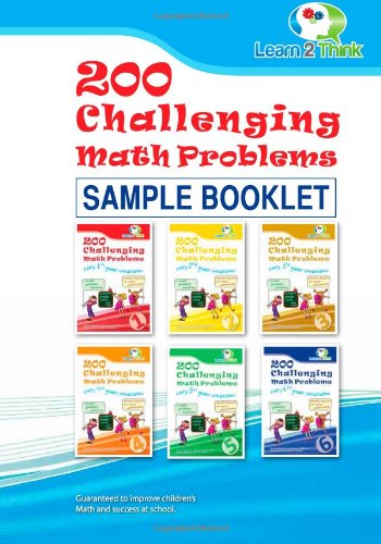 200 Challenging Math Problems - SAMPLE BOOKLET: S, S: 9781492224594 ...