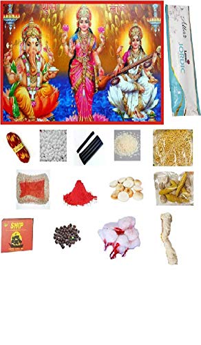 Buy AV Fashion India - Complete Diwali Pooja Kit | Sampurna Diwali puja ...