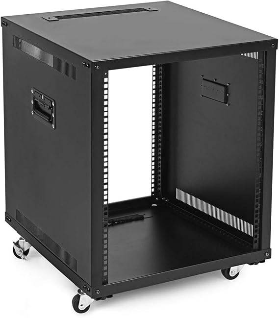 Amazon.com: NavePoint 12U Portable Server Rack with Casters - 12U ...