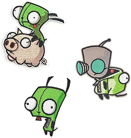 Amazon.com: Doom! - Invader Zim Iron On Patch : Clothing, Shoes & Jewelry