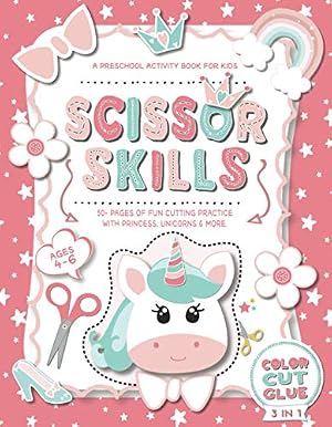 Amazon.com: Scissor Skills Preschool Workbook for Kids: A Fun Cutting ...