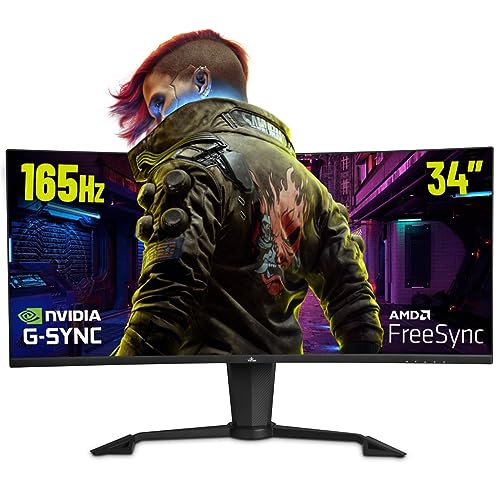 Snapklik.com : Sigurd 4000 34 Inch Ultra Wide 2K Gaming Monitor,165 Hz ...