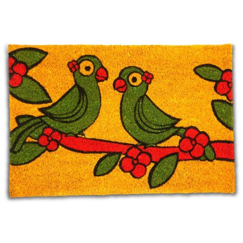 Buy India Circus Jalebi Talking Parrots Doormat 16"x24" Online at Low ...