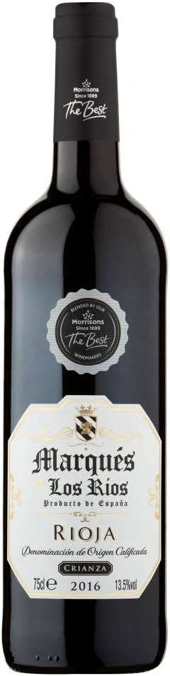 Morrisons The Best Marques Los Rios Rioja Crianza, 750 ml : Amazon.co ...