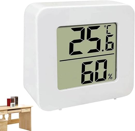 Dubbulon Room Thermometer, Humidity LCD Meter - Indoor Room Thermometer ...