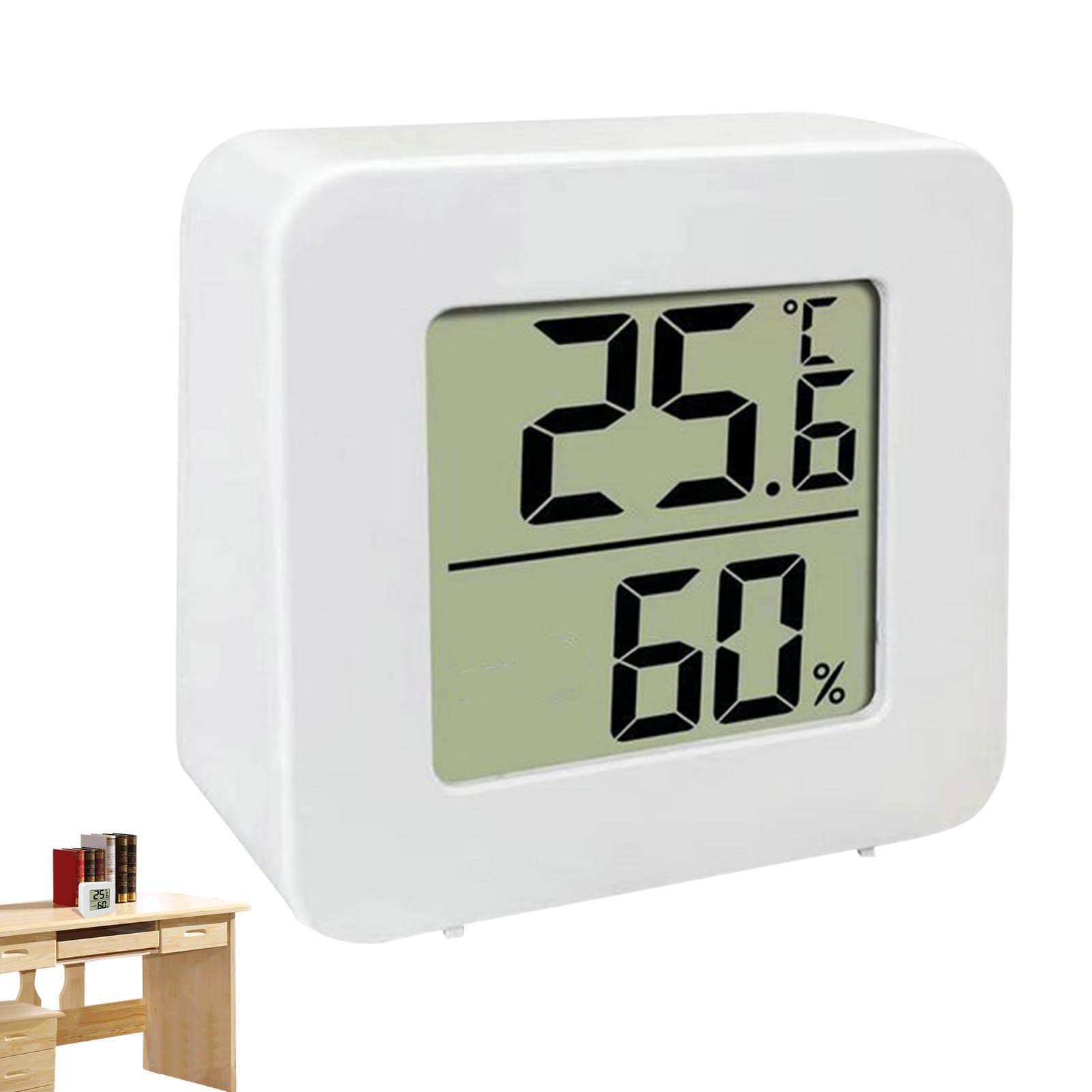 Dubbulon Room Thermometer, Humidity LCD Meter - Indoor Room Thermometer ...