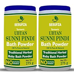 SESUFZA Ubtan Sunni Pindi Bath Powder PACK OF TWO (275 g) | Traditional ...
