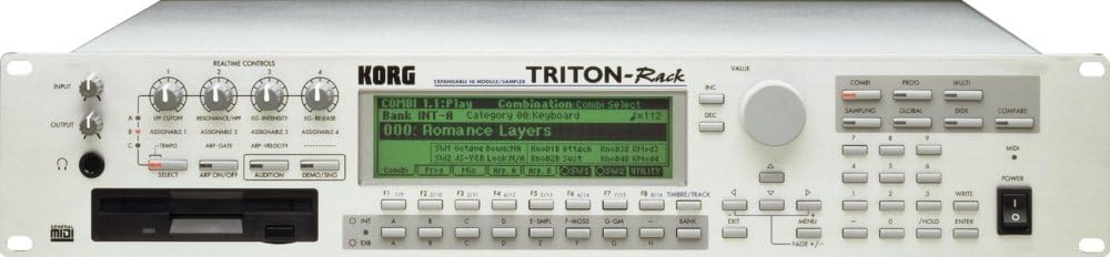 Amazon.com: Korg TRITON Expandable Rack Module/Sampler : Musical ...